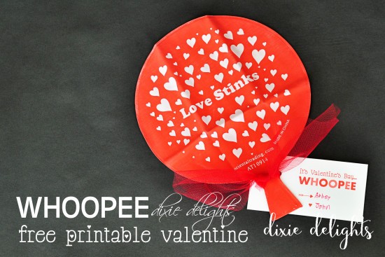 It’s Valentine’s Day…Whoopee! {Free Printable} – Dixie Delights