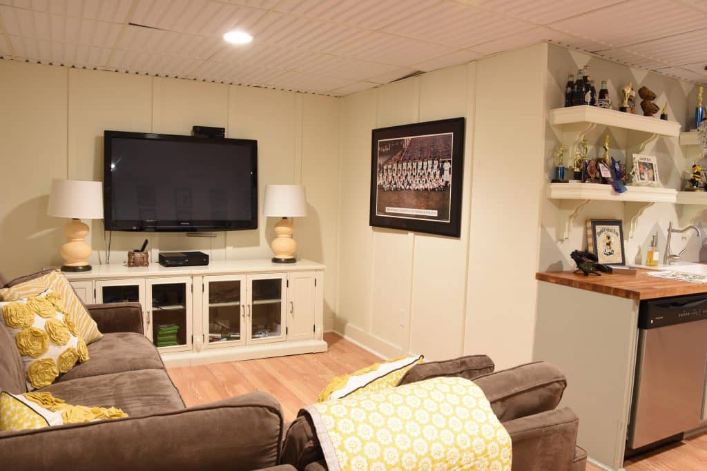 The Delightful Home {A Boy Cave Basement} – Dixie Delights