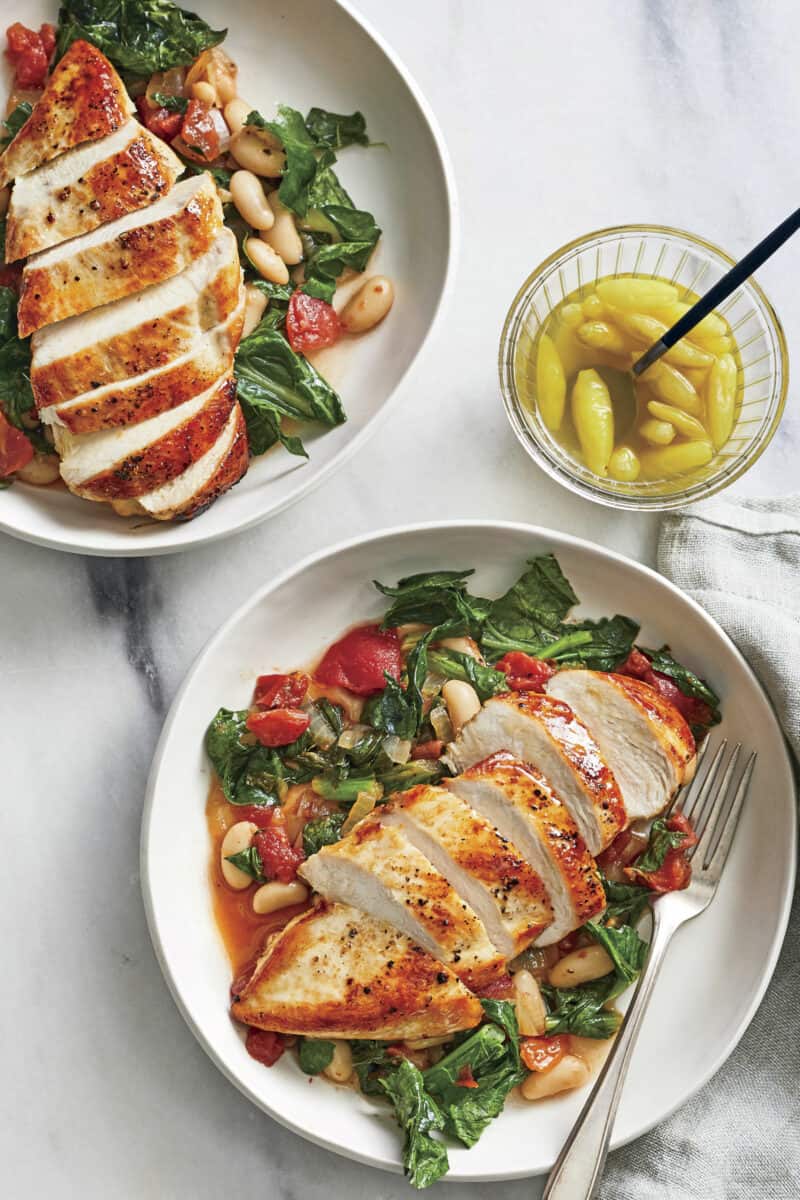 Sunday Supper {Chicken with Beans and Greens} – Dixie Delights