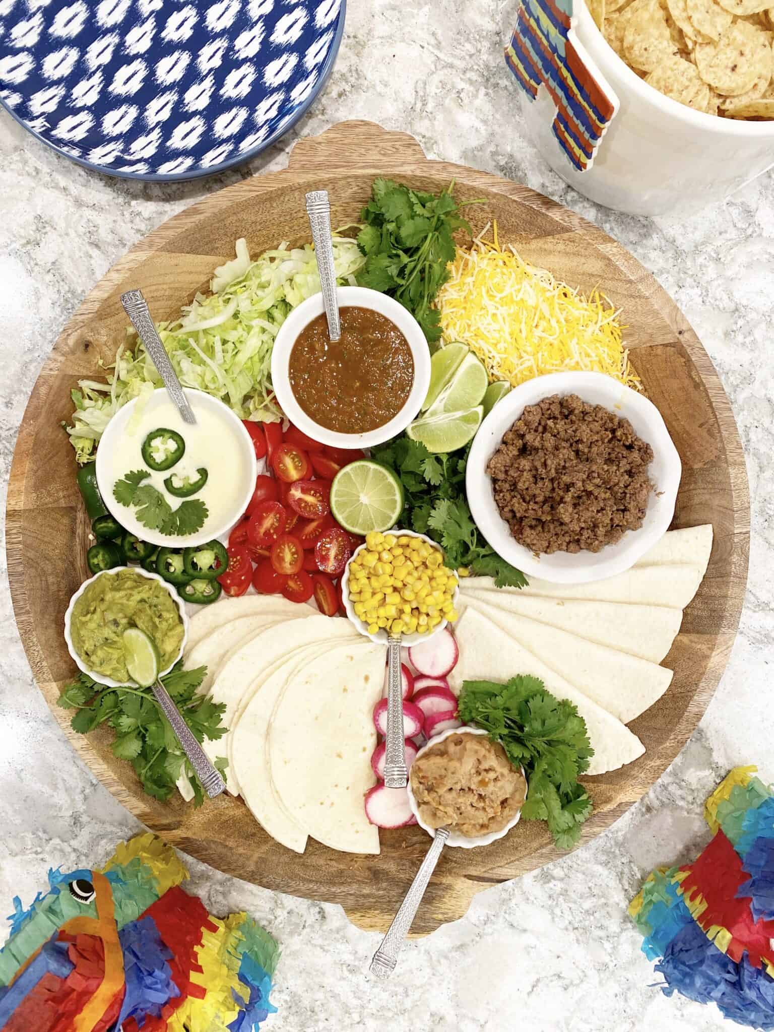 Cinco de Mayo Celebration {Taco “Charcuterie” Board, Daddy-OLE’s Salsa ...