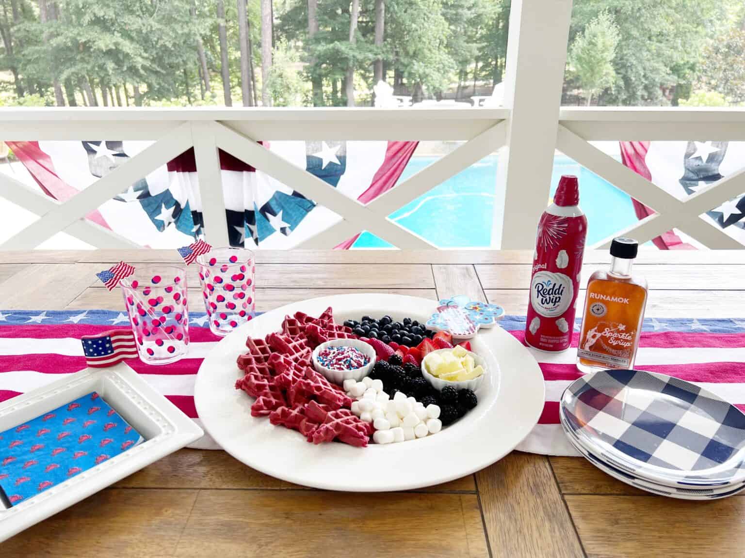 A Red {Velvet}, White and Blue Breakfast – Dixie Delights