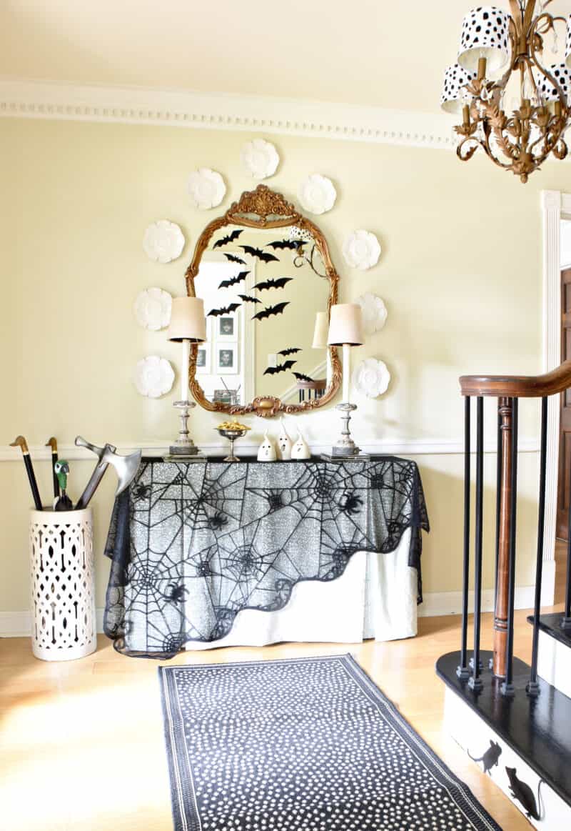 Haunted Halloween Home Tour 2022 {Entry Foyer} – Dixie Delights