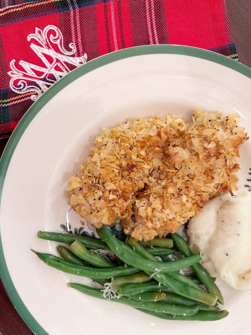 Sunday Supper {Potato Chip Chicken} – Dixie Delights