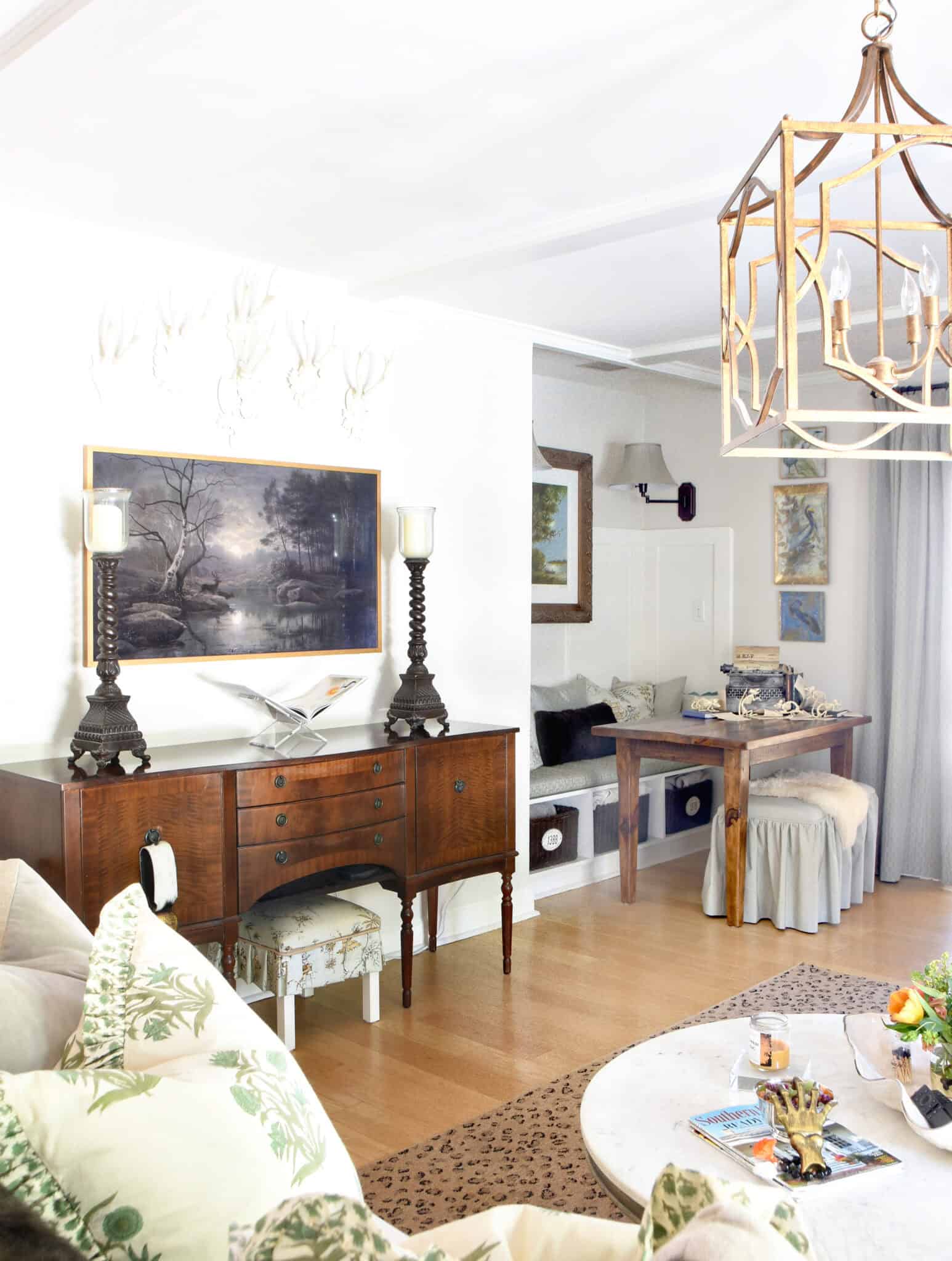 Haunted Halloween Home Tour 2024 {Den} – Dixie Delights