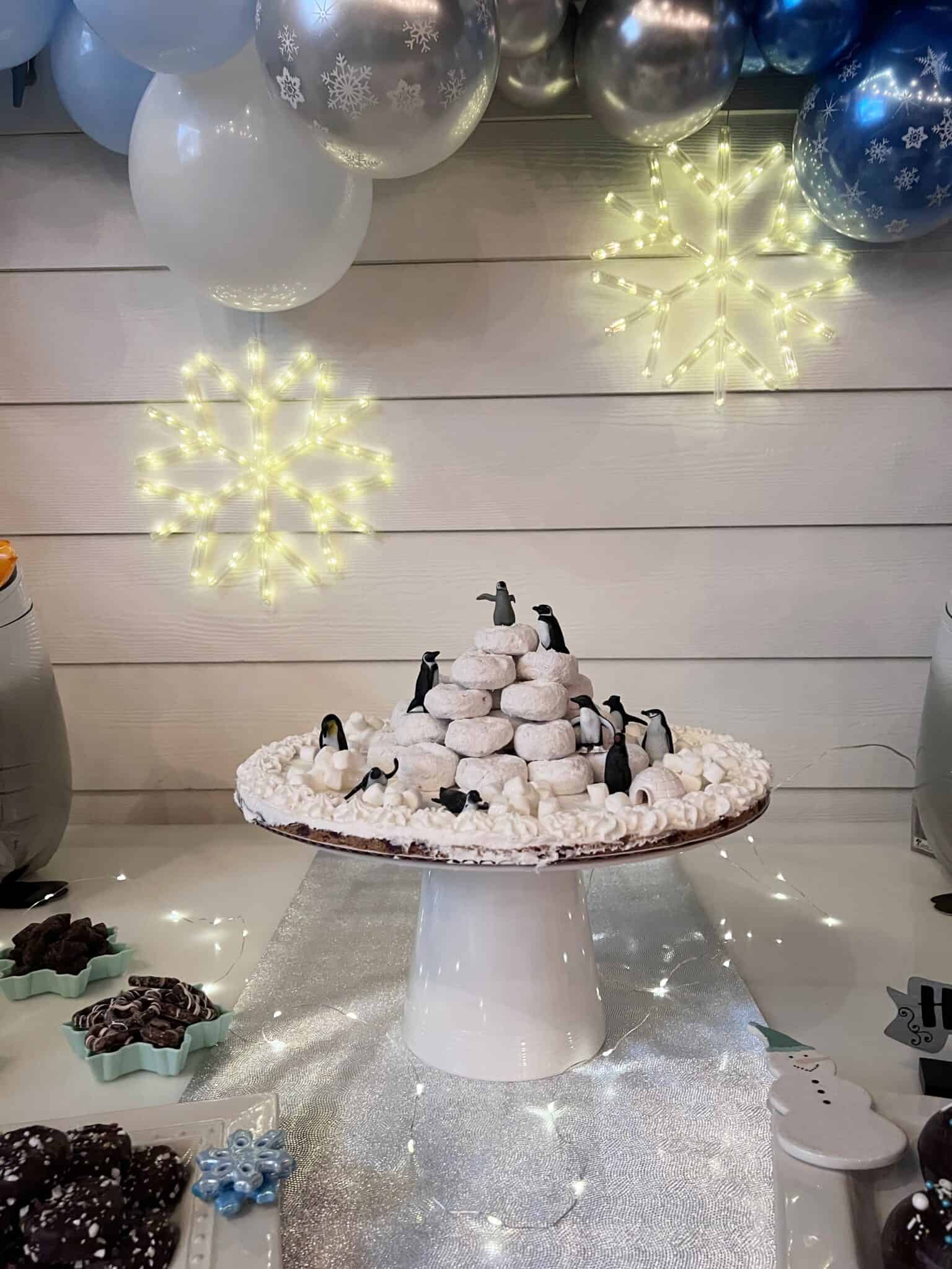 Making the Penguin Cake – Dixie Delights