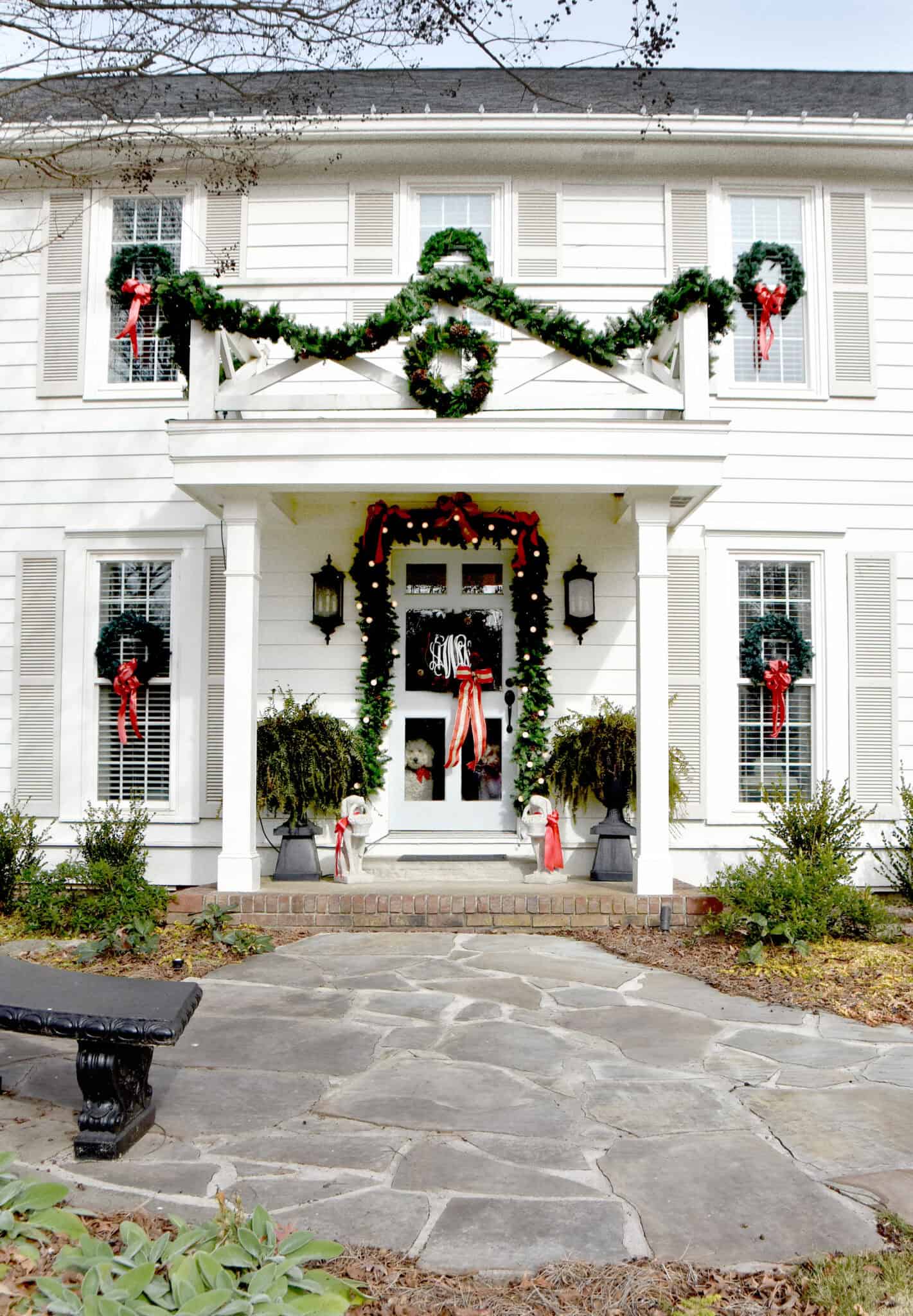 Classic Christmas Home Tour 2024 {Exterior & Entry} – Dixie Delights