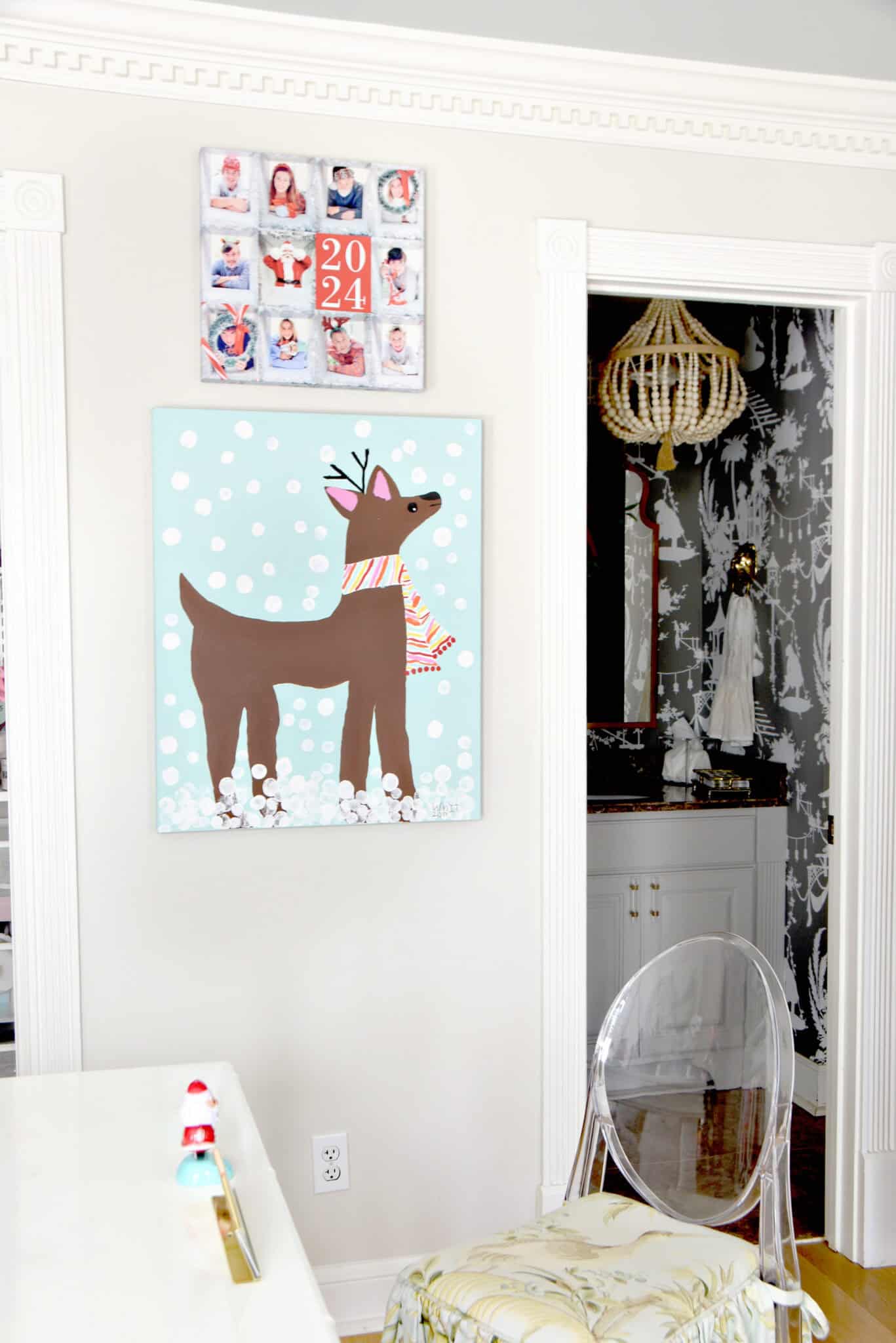 Classic Christmas Home Tour 2025 {Office + Powder Room} – Dixie Delights